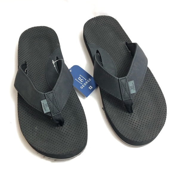 George | Shoes | George Mens Black Performance Thong Sandals | Poshmark